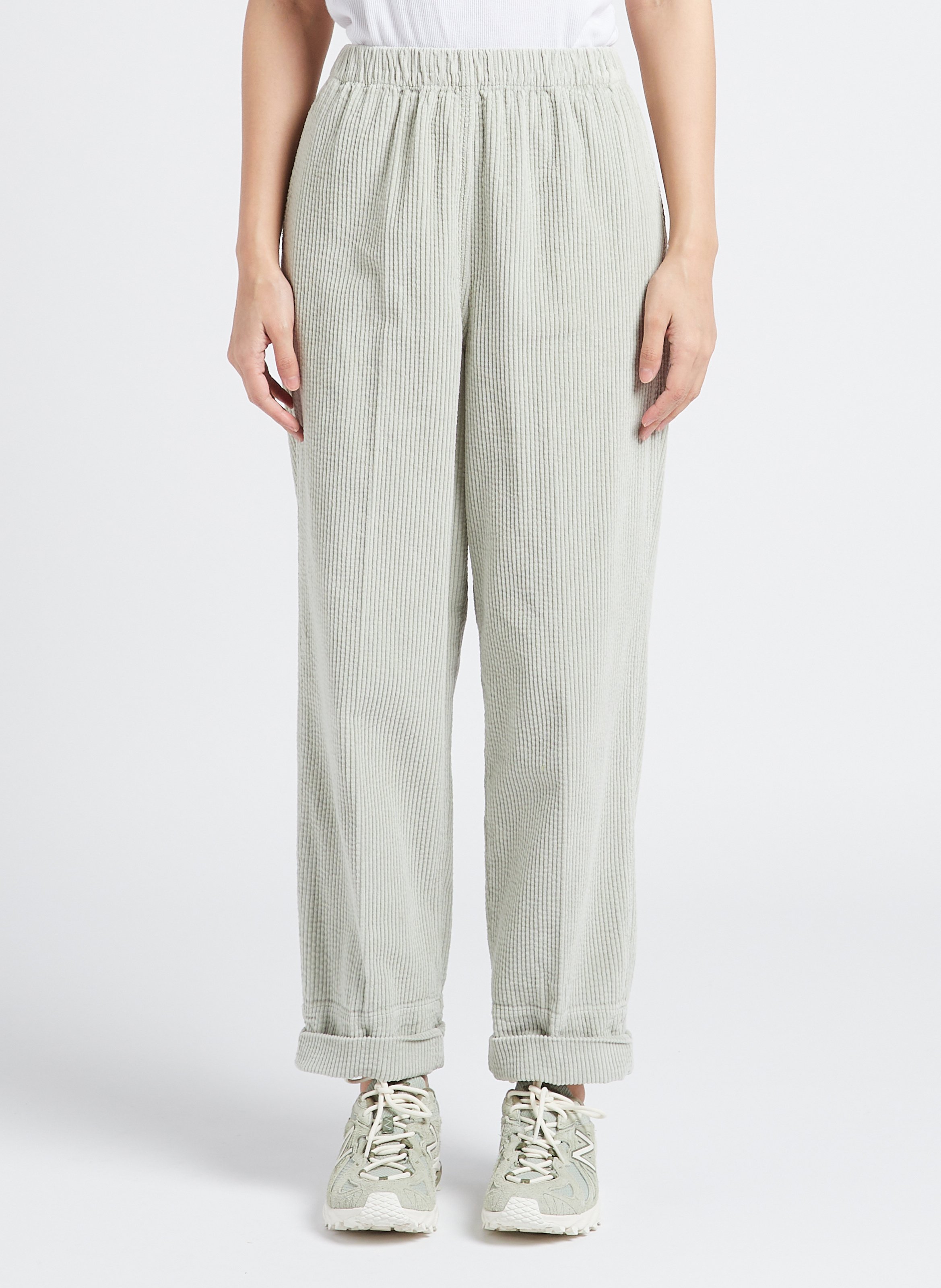 Pantalon Droit En Velours Côtelé Et En Coton Padow Falaise Vintage ...