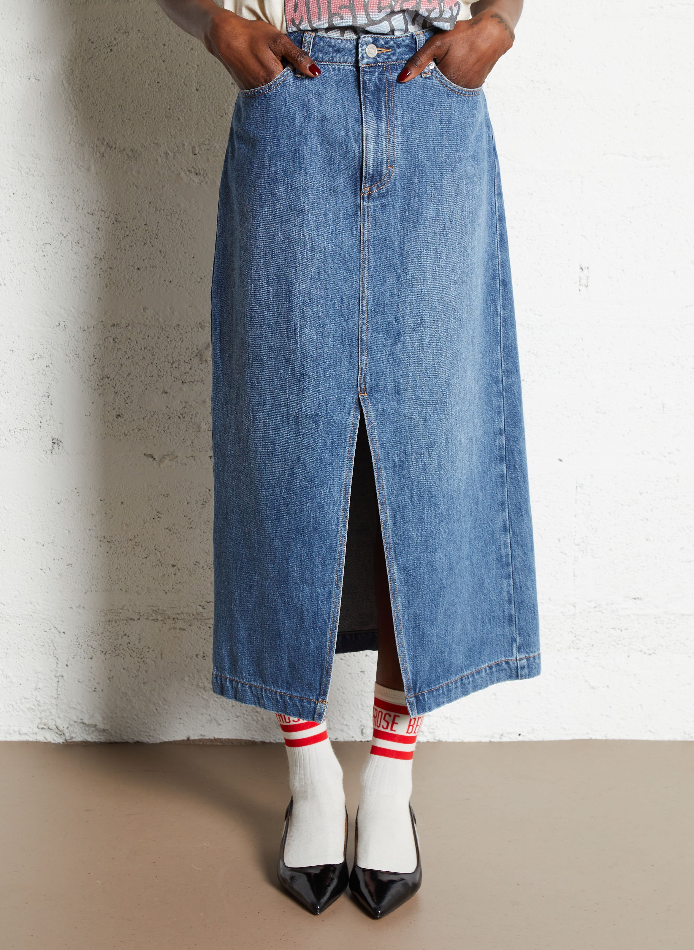 Cotton midi skirt In 30 Lab Dip - Women PO1454 | Place des Tendances