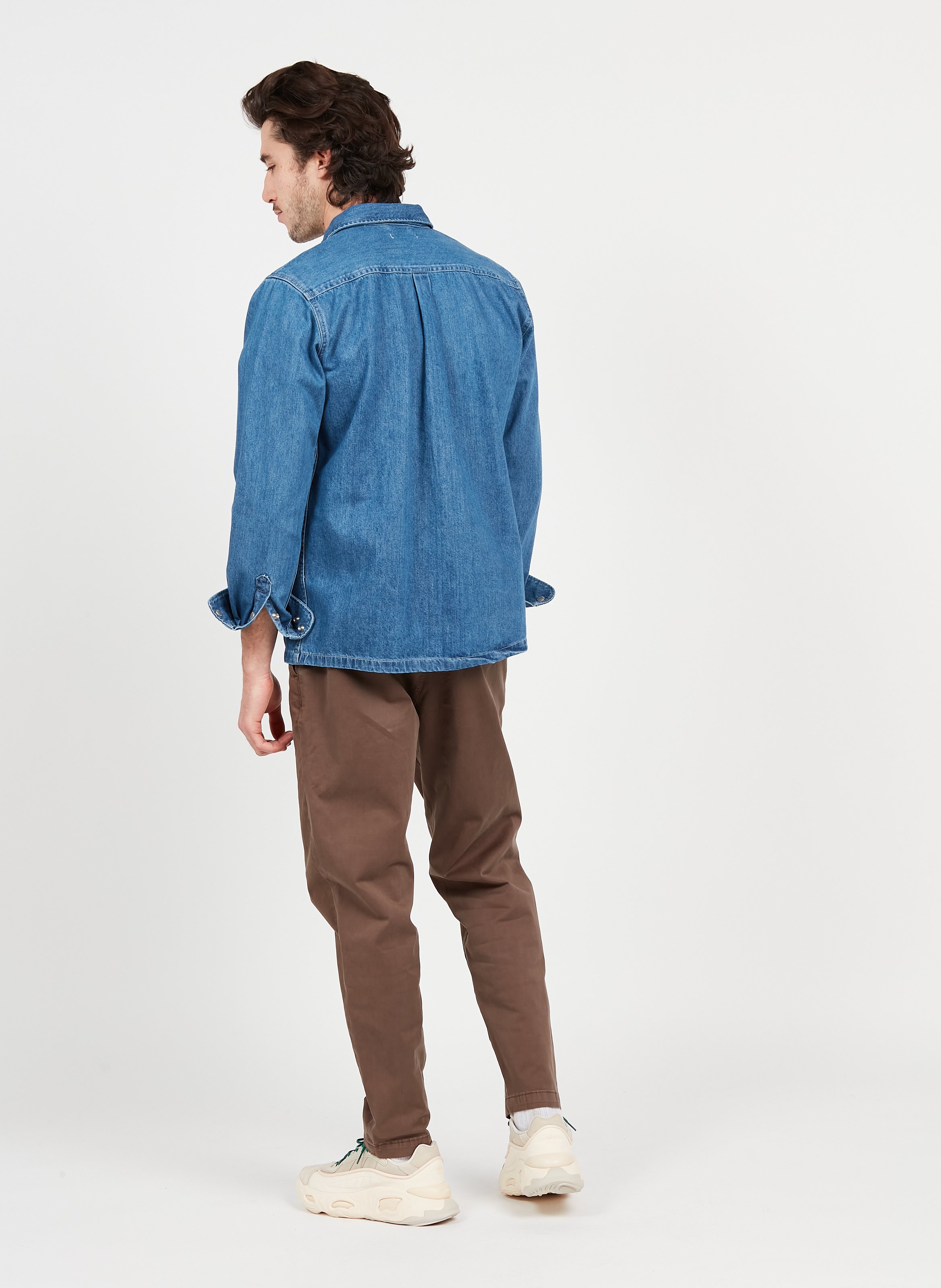 Straight-leg Cotton-blend Pants Major Brown Minimum - Men | Place des ...