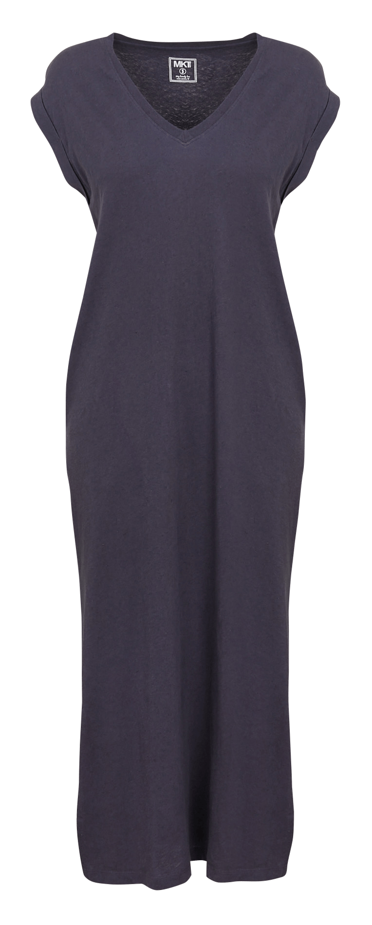 Straight Long Dress With Slits Carbone Mkt - Women - United Kingdom