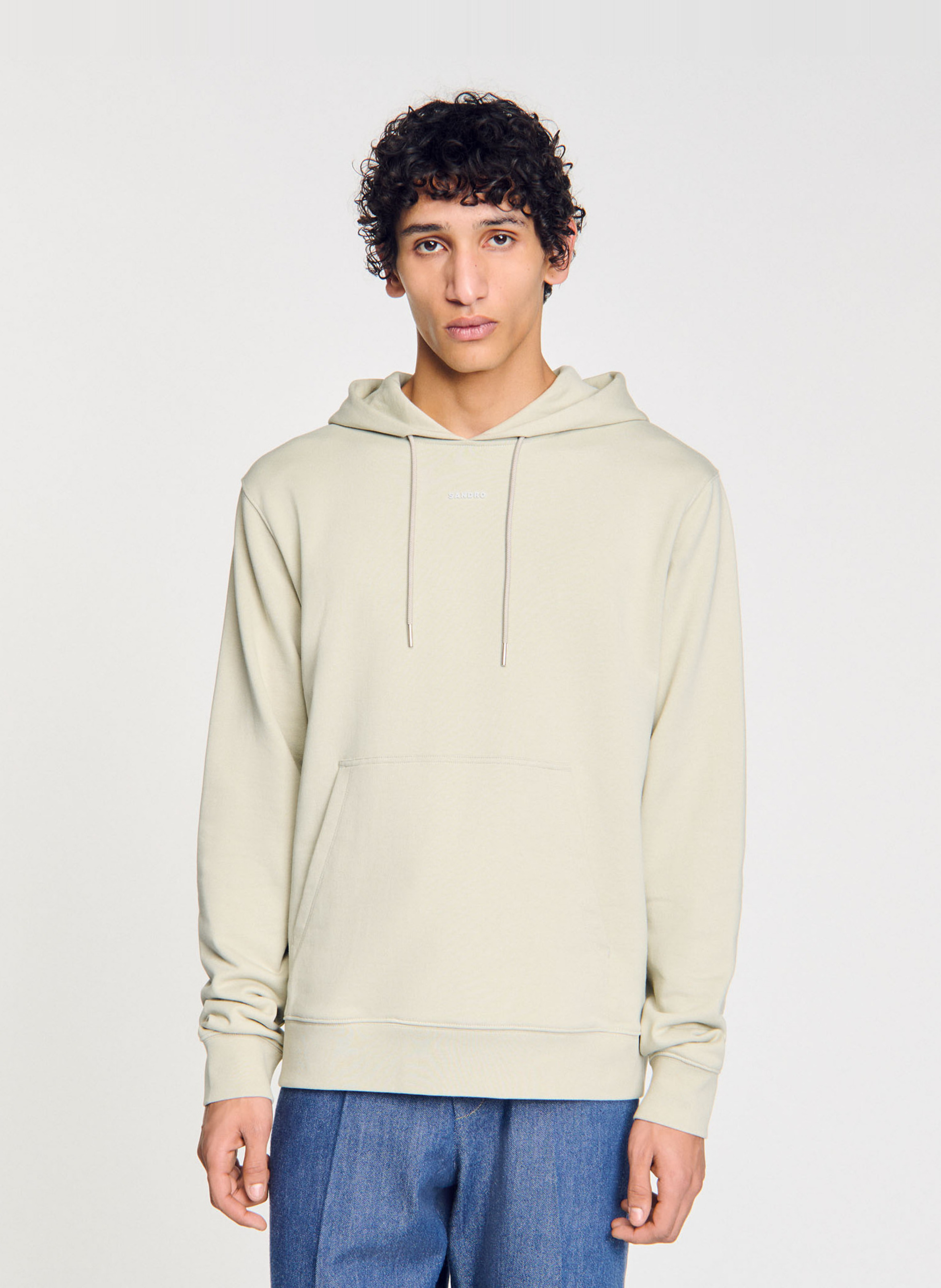 Regular-fit Cotton Polo Shirt Kaki Clair Sandro - Men - SHPSW00721-H182 ...