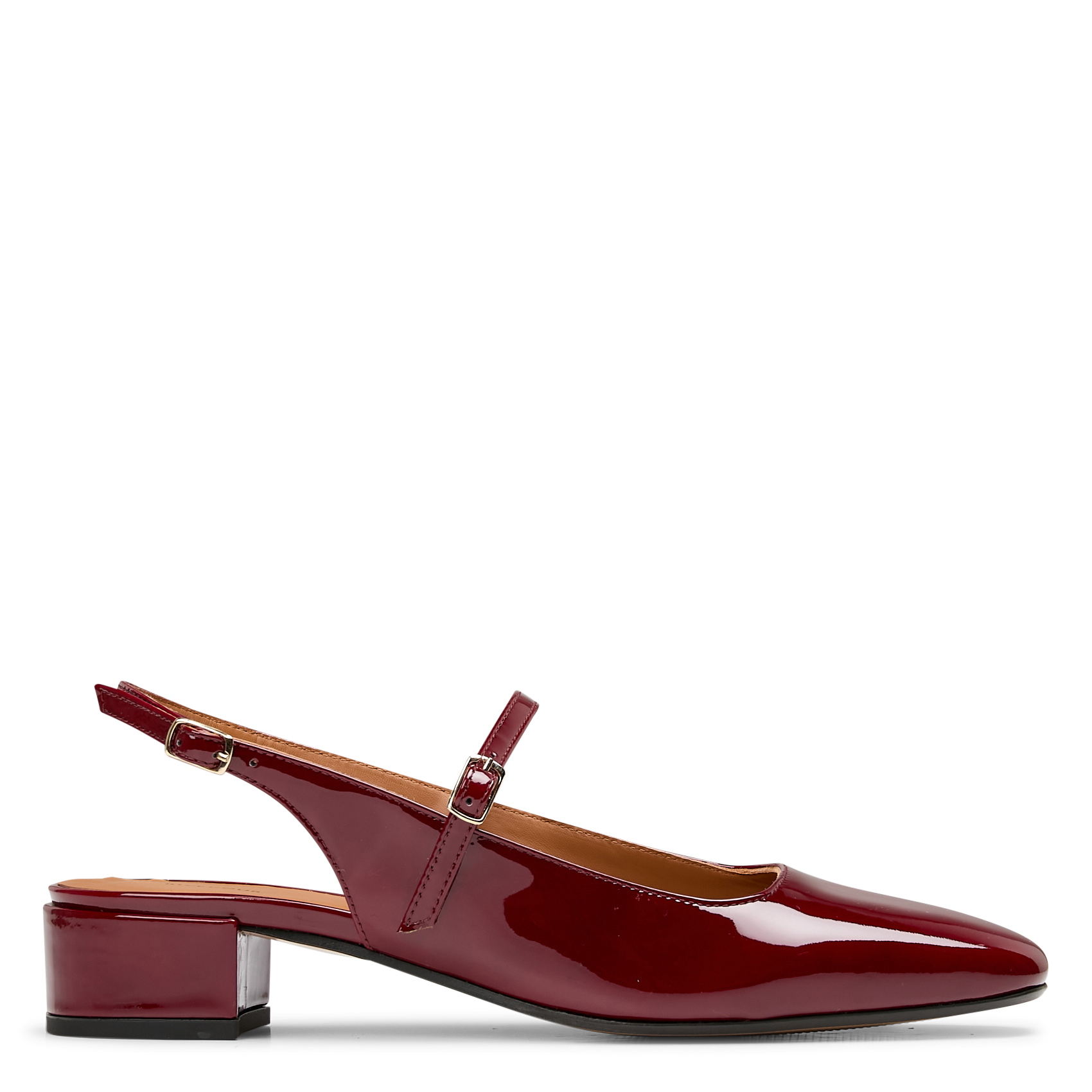 Leather Mary Janes Rouge Rivecour - Women - 122-28-ROUGE | Place des ...