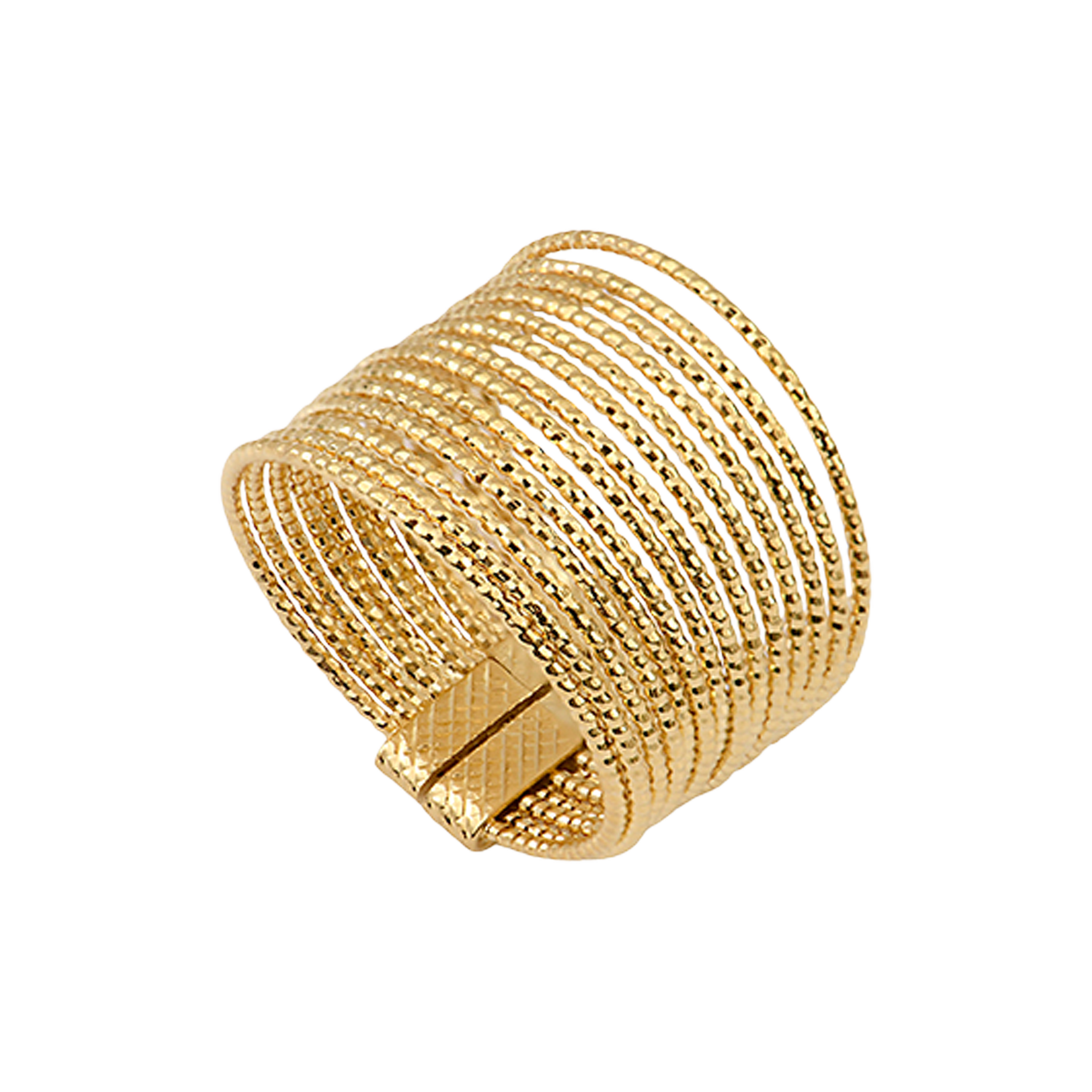 Multi-row brass wire ring Dore Caroline Najman - Women ARU3575 | Place ...