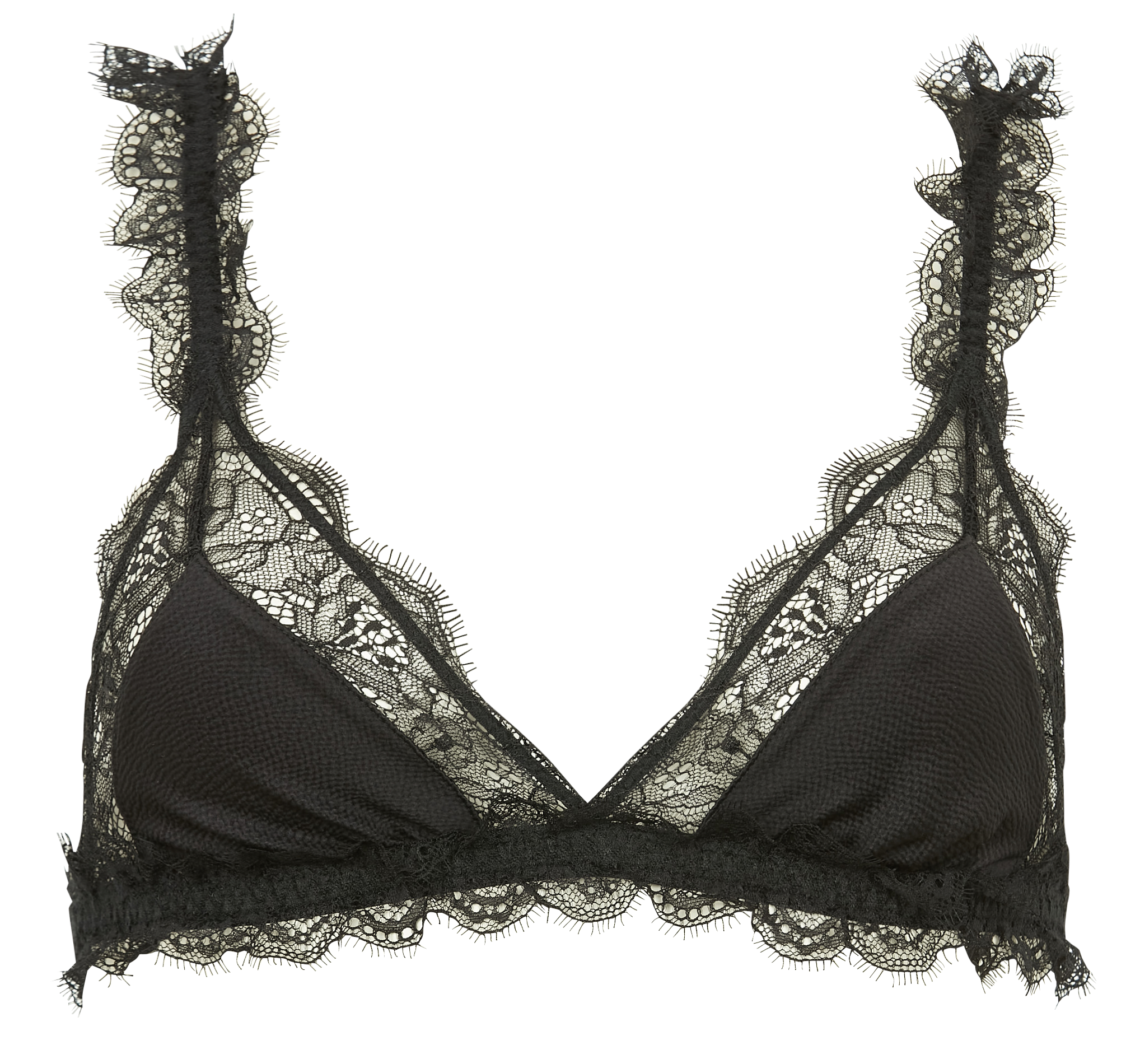 Lace Triangle Bra Black Love Stories - Women | Place des Tendances