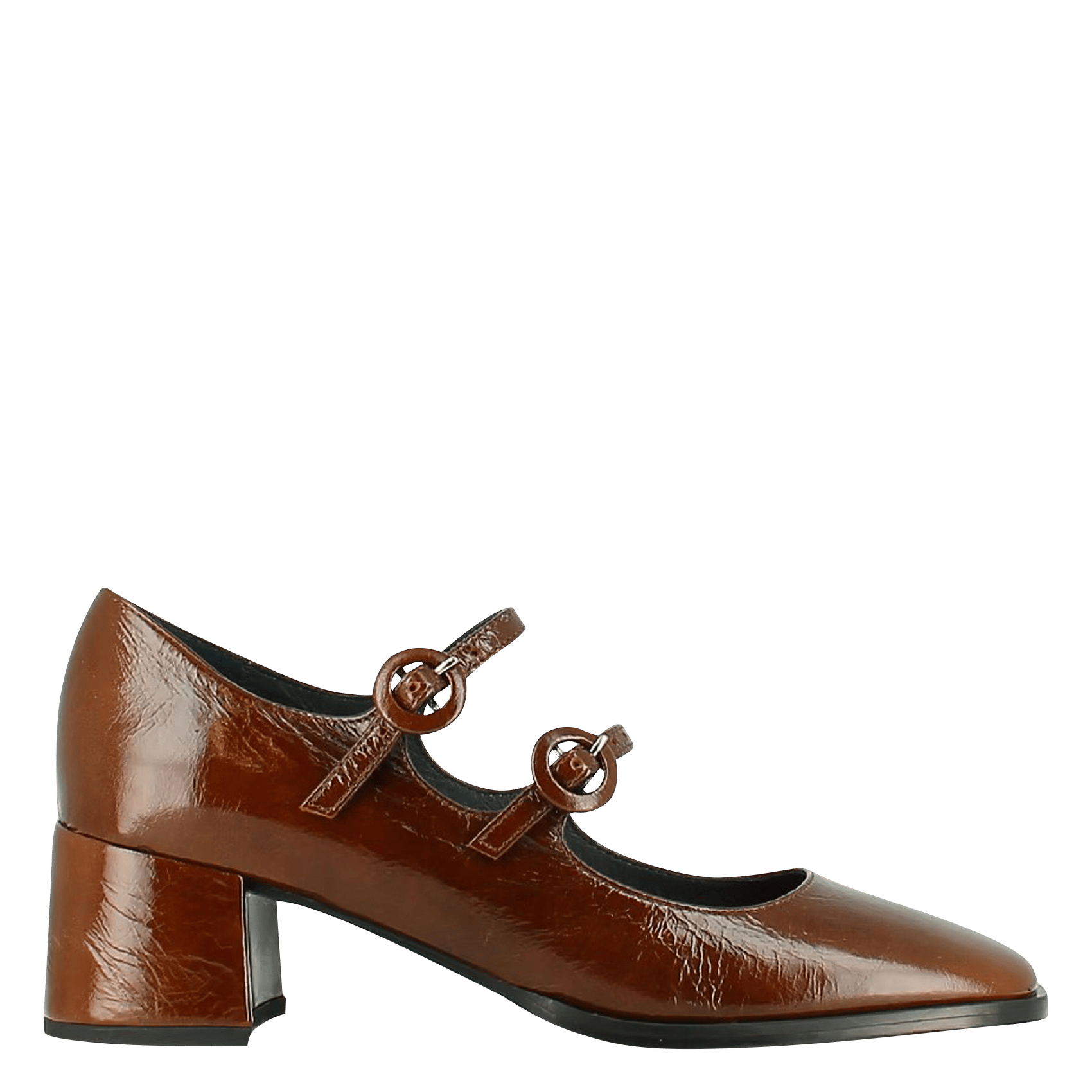 Leather mary janes Marron Jonak - Women 264-DELOU-BIS CUIR BRILLANT ...