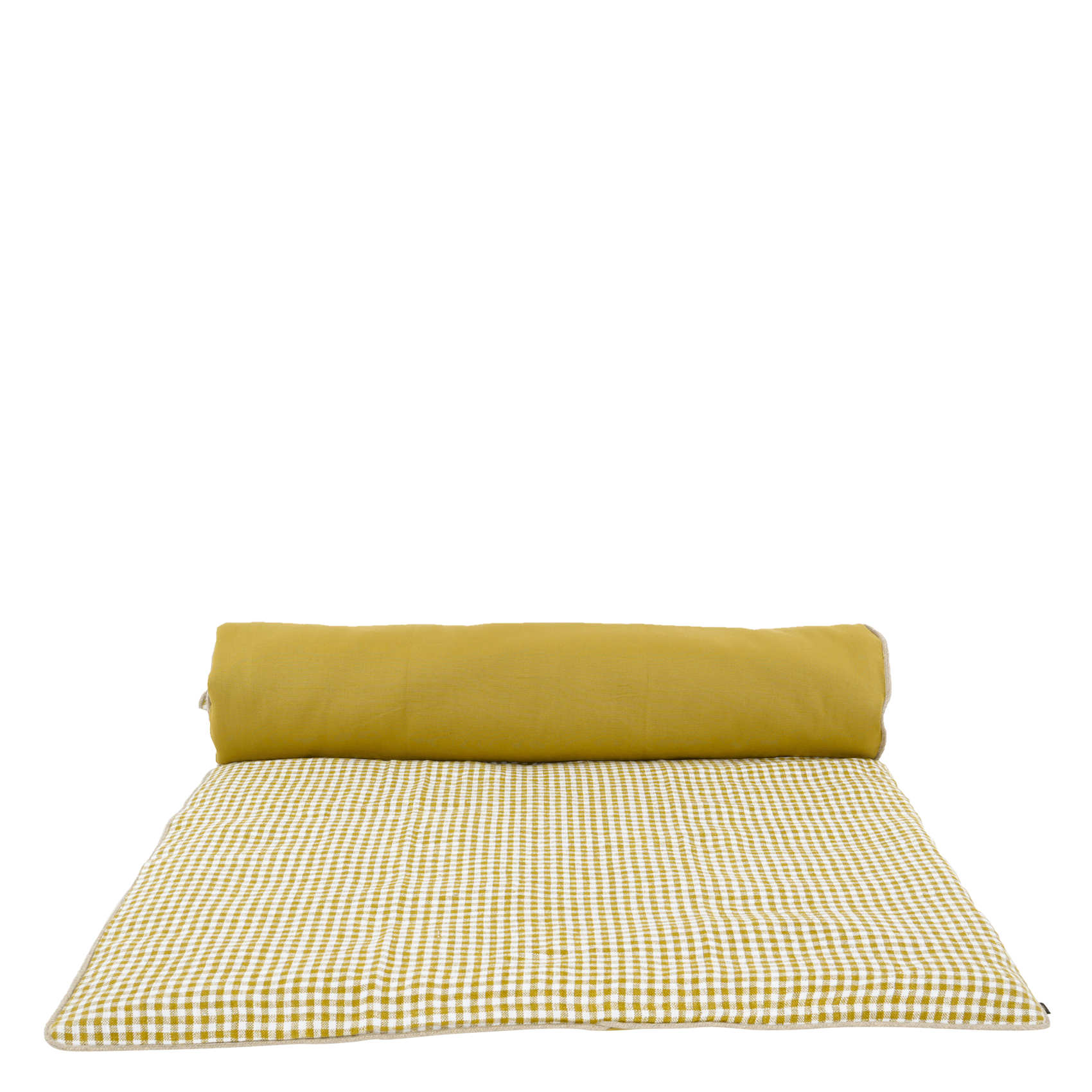 Checked Linen Eiderdown Cover Citrus Harmony Haomy - Home - PIANA HDE ...