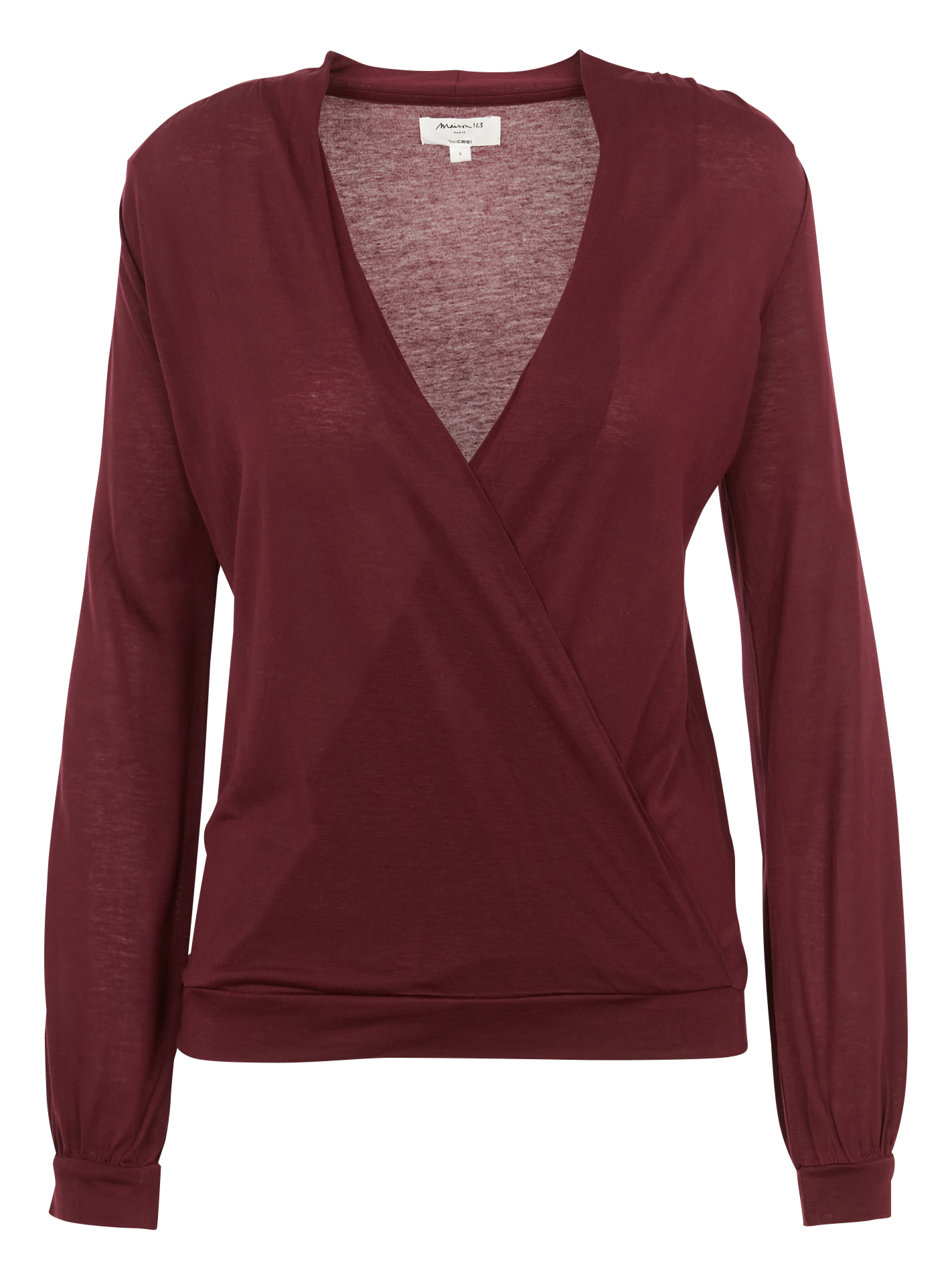 Straight Cross-over Top Bordeaux Maison 123 - Women | Place des Tendances