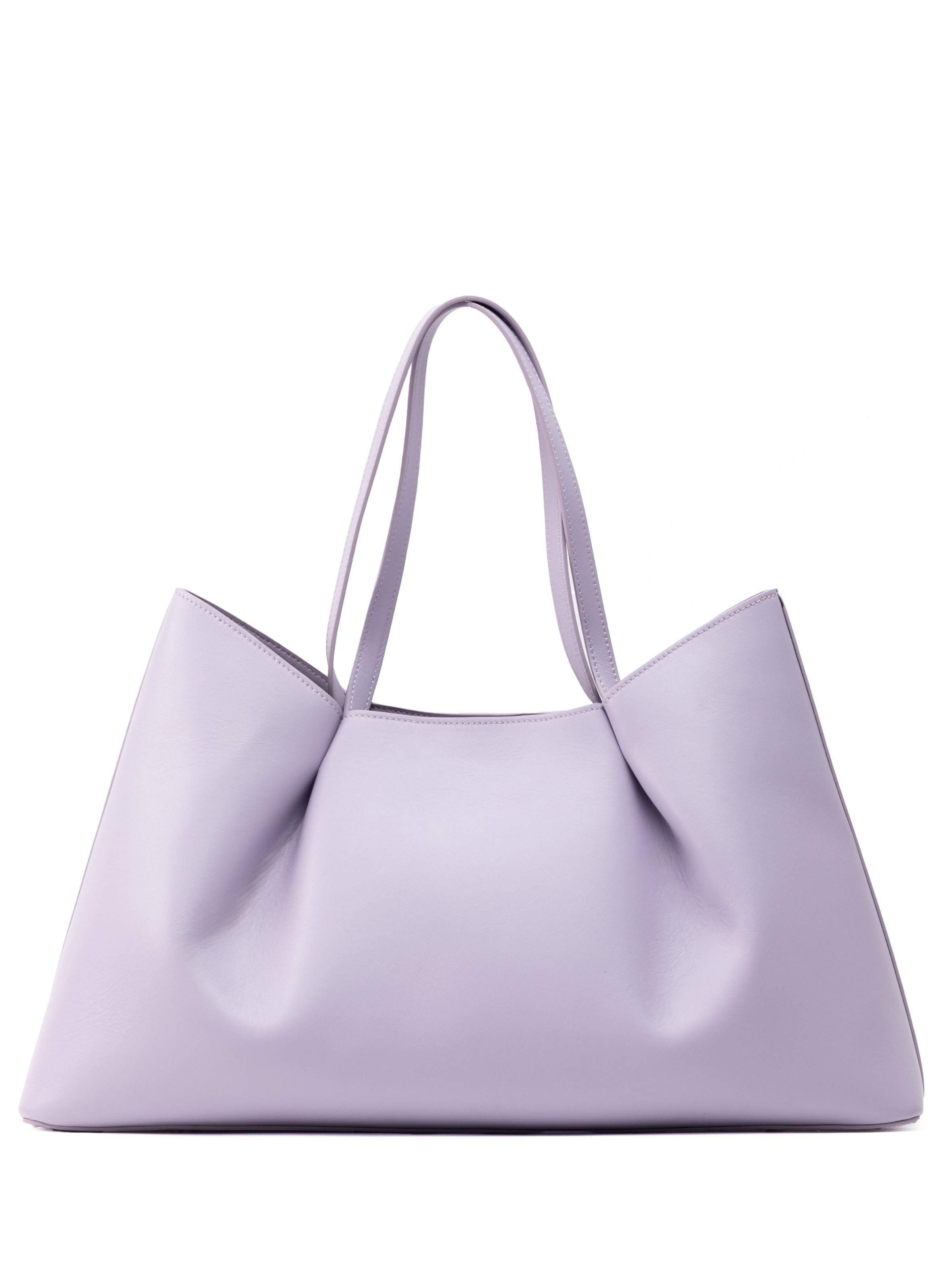 Sac cabas dimple en cuir texturé Dimpletote Lilas Elleme - Femme DIMPLE ...