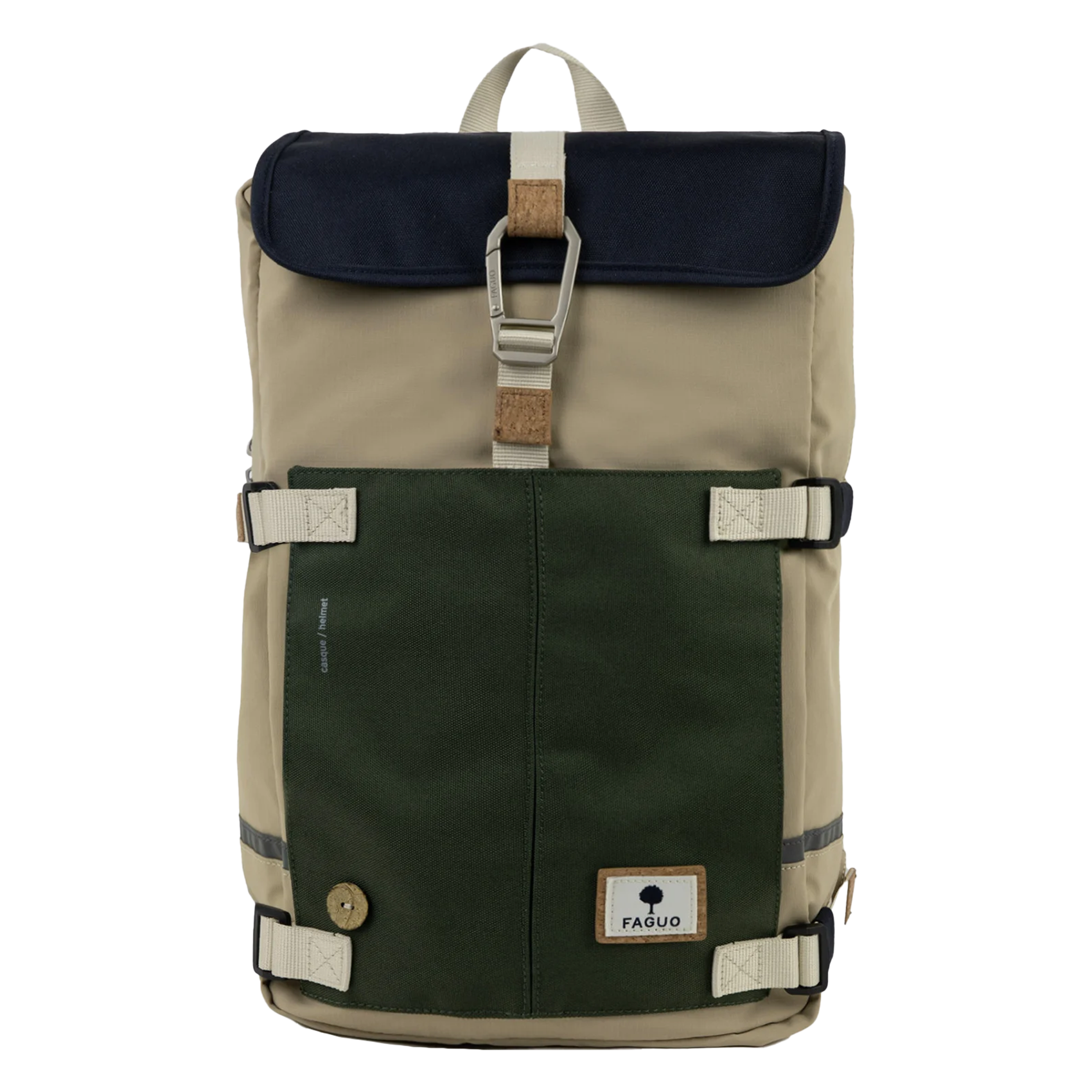 Austin backpack Beige navy kaki Faguo - Men S25LU0904 | Place des Tendances
