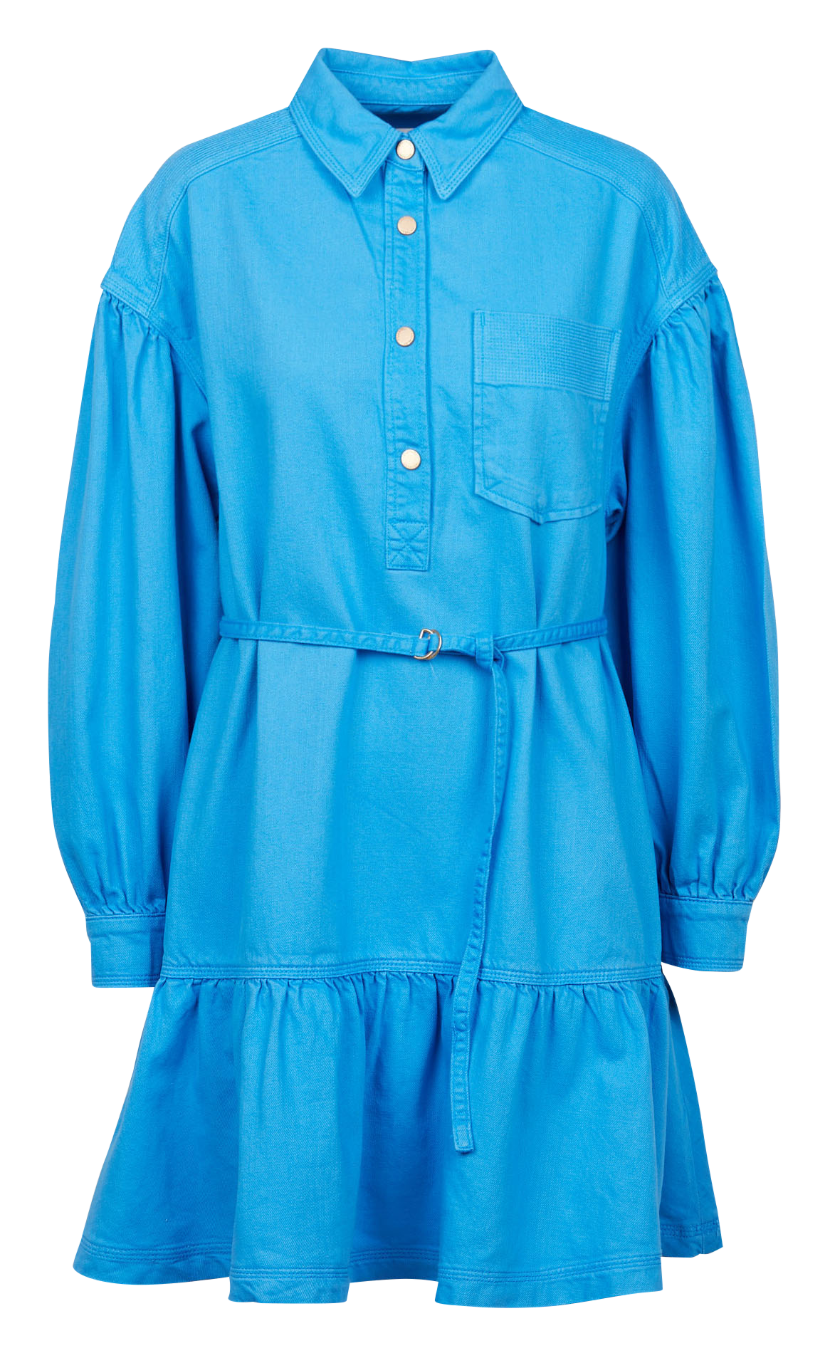 Robe Courte En Jean Buplift Blue Sapphire Essentiel Antwerp - Femme ...