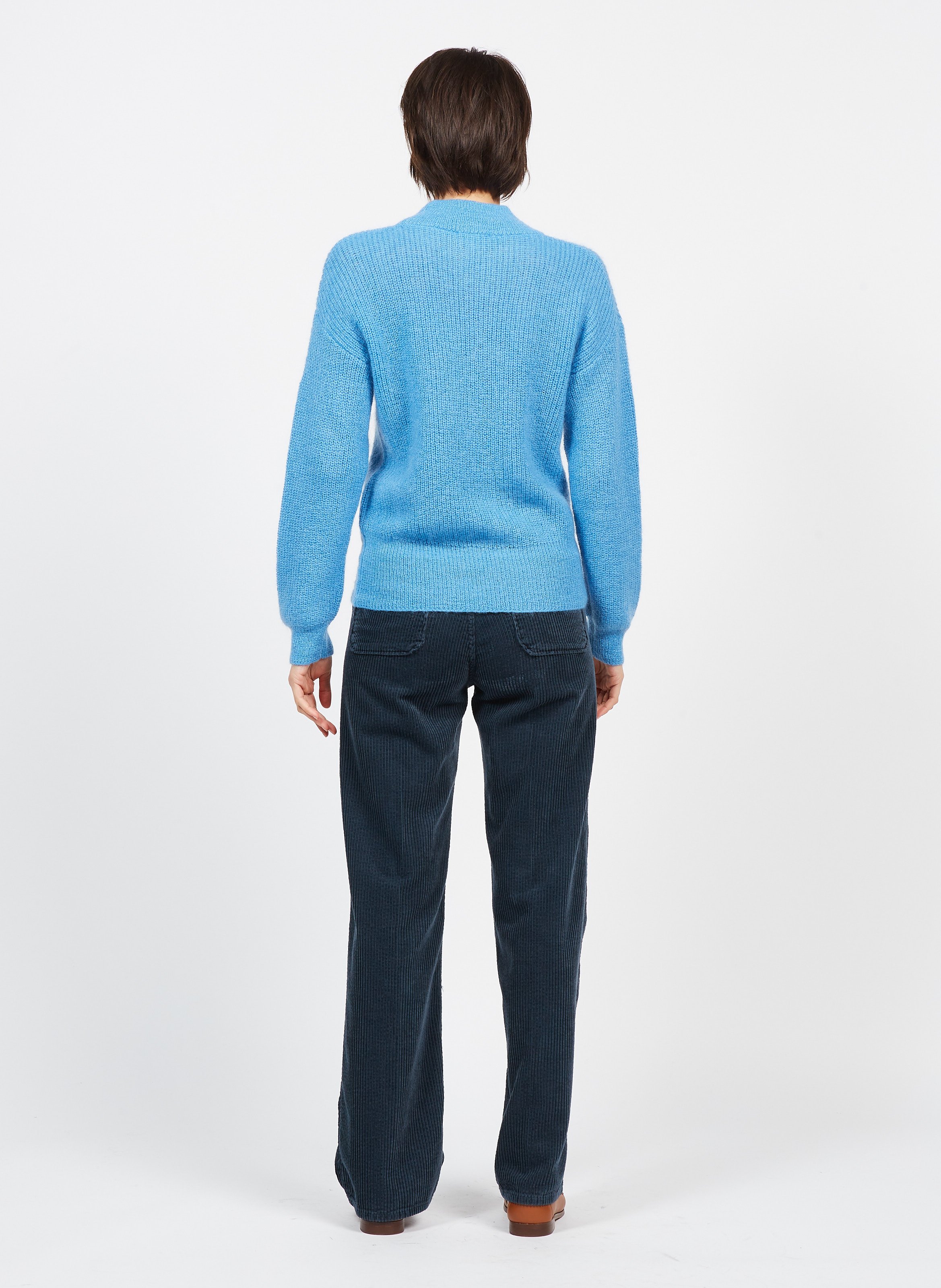 Flared Corduroy Pants Acier Acquaverde - Women | Place des Tendances