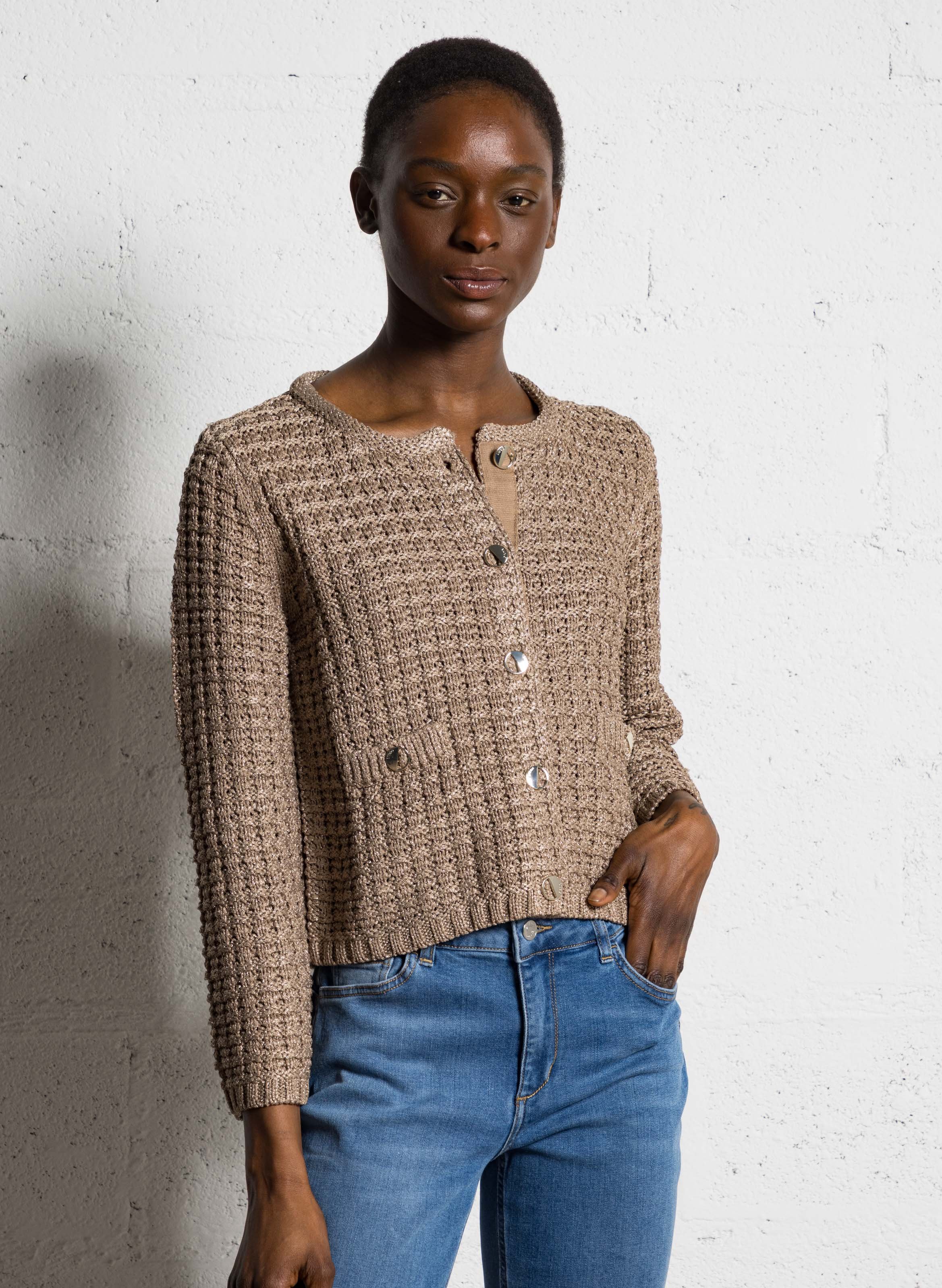 Round-neck cardigan Sahara lux Liu Jo - Women WA5231MS92P | Place des ...