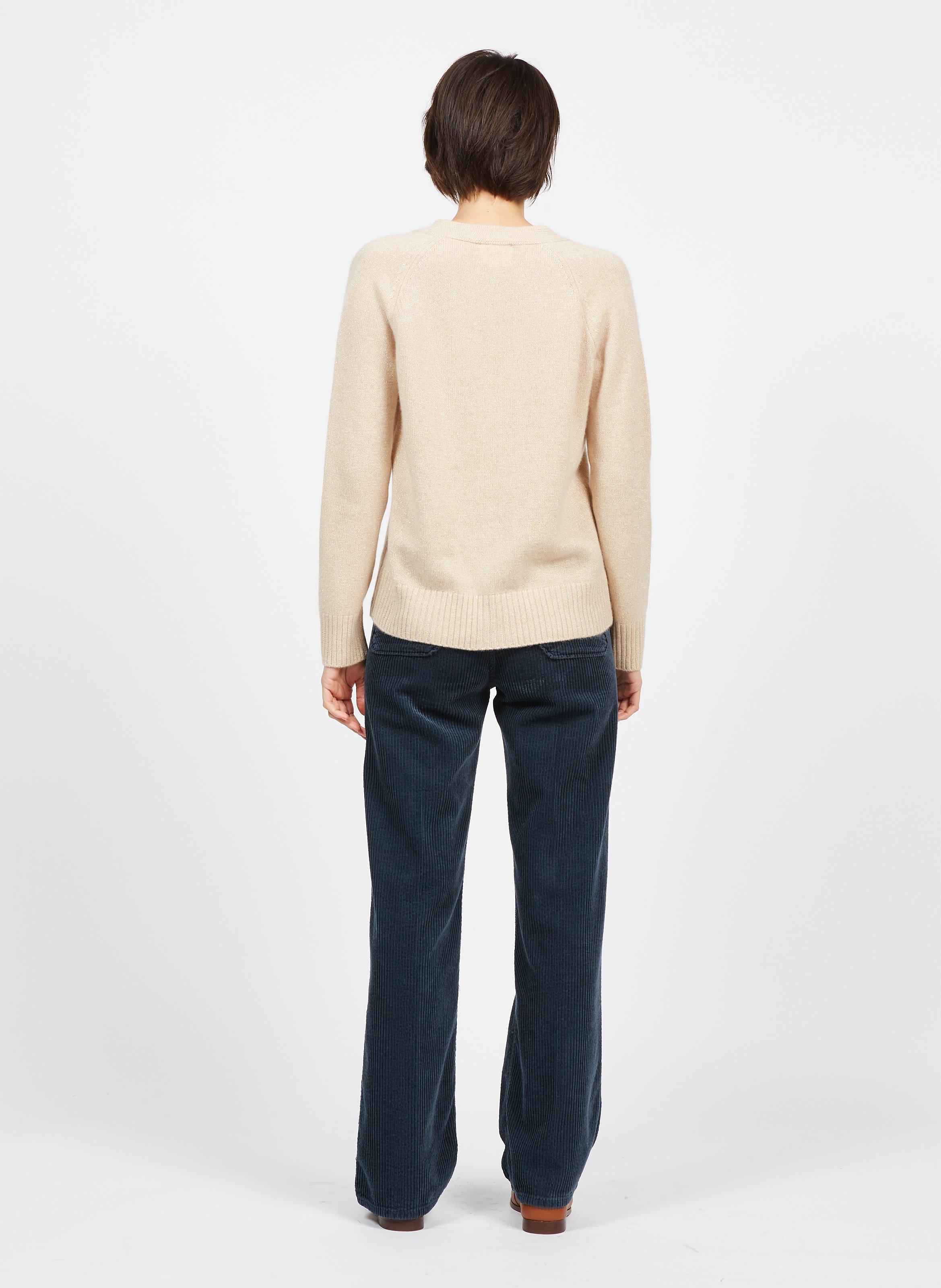 Flared Corduroy Pants Acier Acquaverde - Women | Place des Tendances