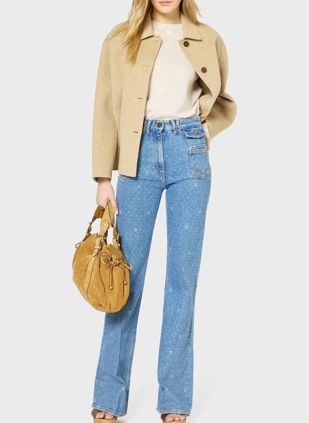 Kurzer mantel aus wollmix Sable Gerard Darel - Damen DBM21B007 | Place ...
