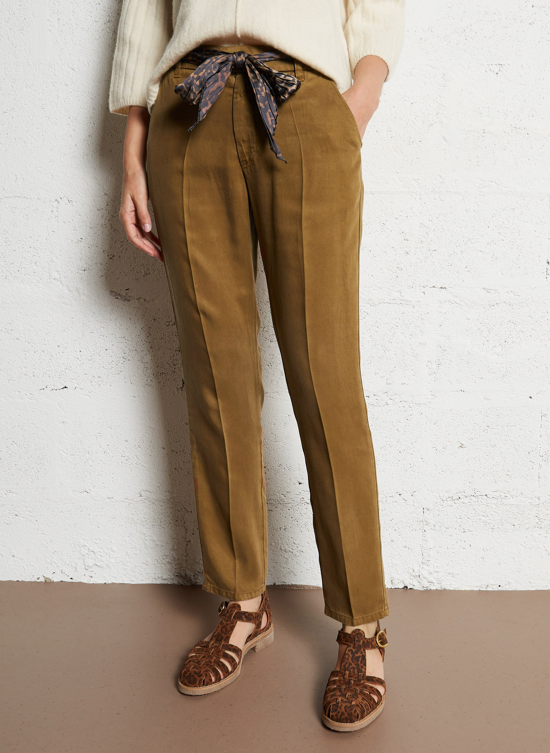 Carrot trousers Bronze Lab Dip - Women PO0194 | Place des Tendances