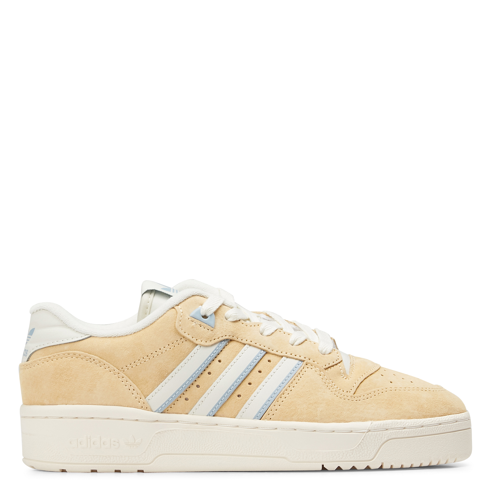 Low-top Bi-material Sneakers Orange Tint-ivory-wonder Blue Adidas ...