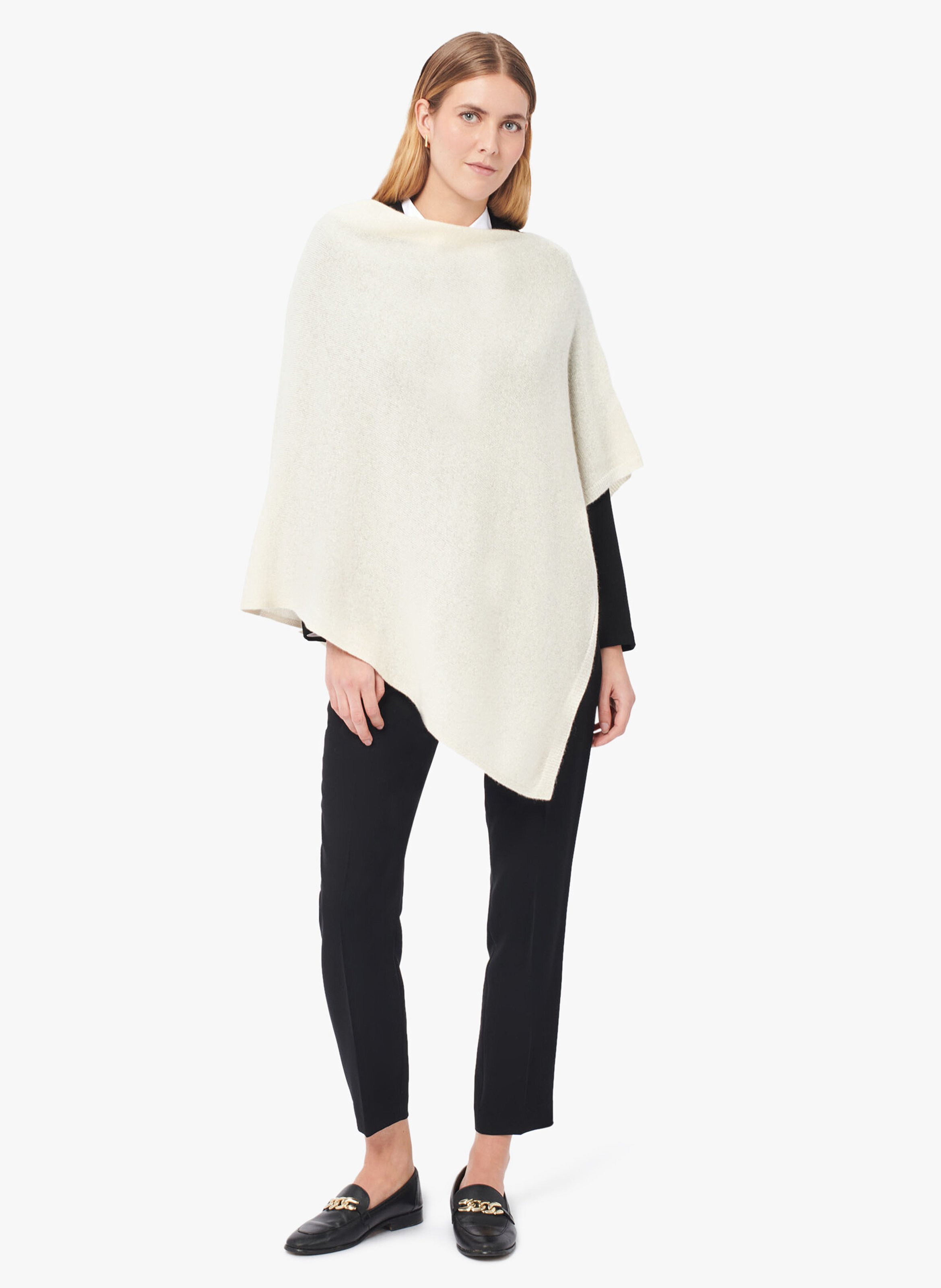 Cashmere-blend poncho Ivoire Caroll - Women 2610305 | Place des Tendances