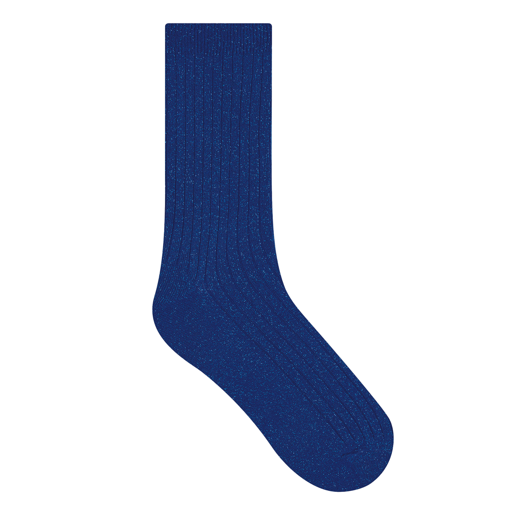 Glitter Cotton-blend Socks Bleu Electrique Bleuforet - Women - 6504-DF0 ...