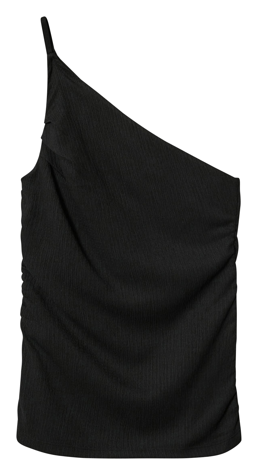 Asymmetric Strappy Top Noir Mango - Women | Place des Tendances