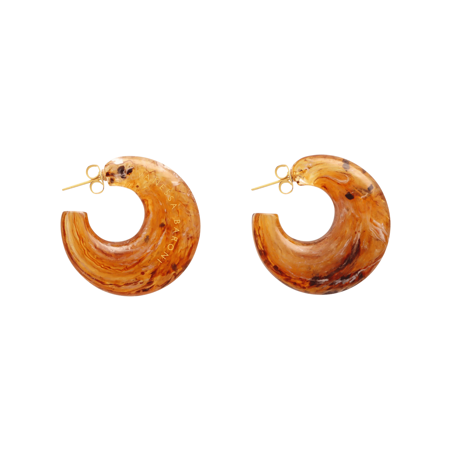 Round Chain Hoop Earrings Bernstein Vanessa Baroni - Women - VB2280 ...
