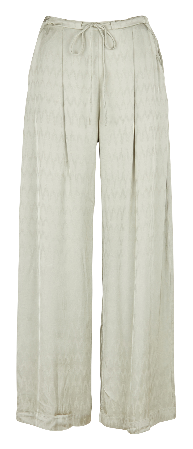 Pantalon Large Fluide Vert D Eau Suncoo - Femme | Place des Tendances