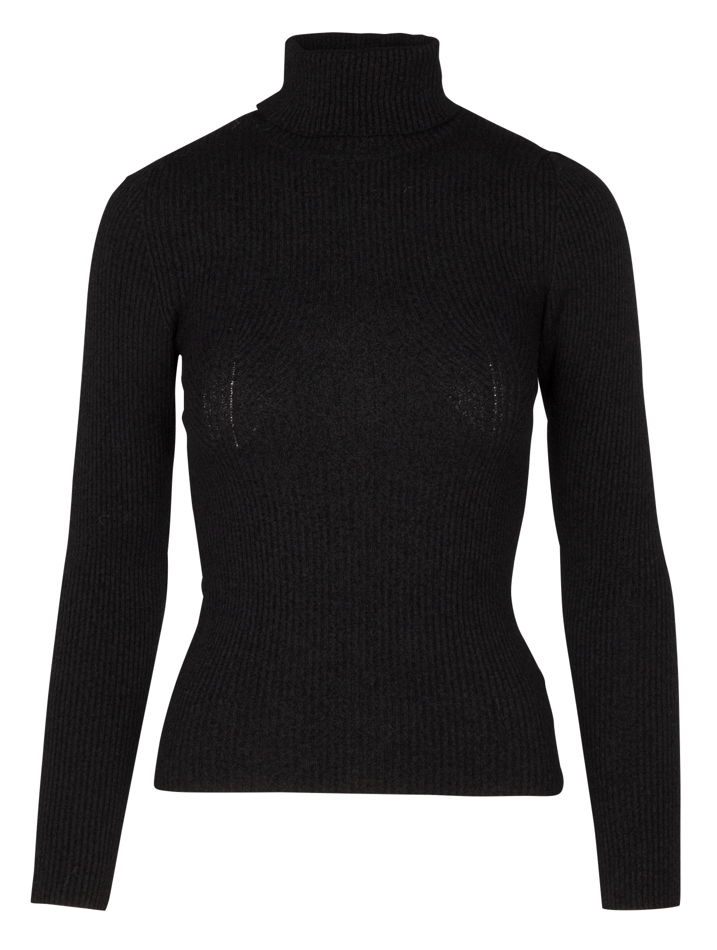 Pull Col Roulé Moulant En Maille Noir Saison 1865 - Femme | Place des ...
