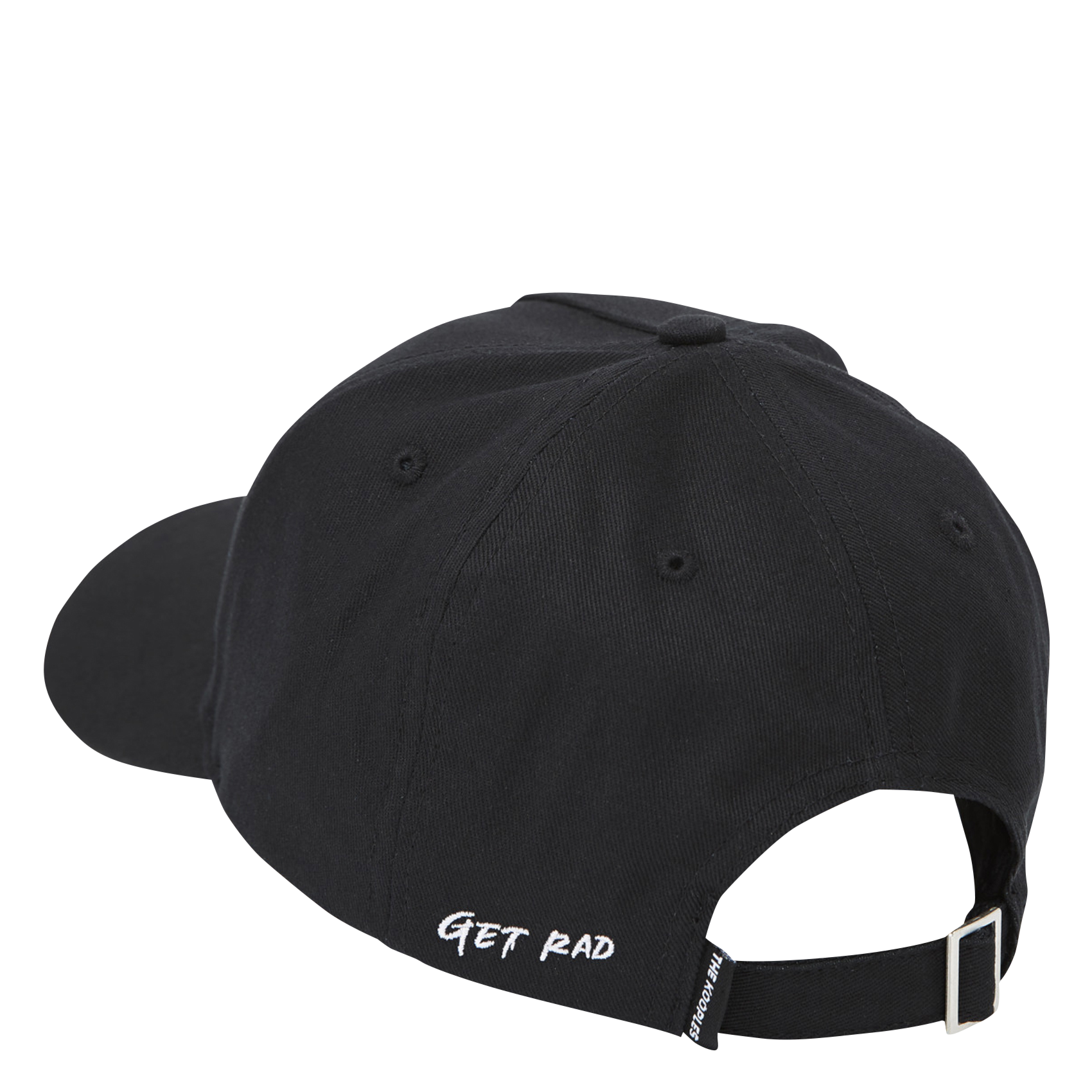 Embroidered Cotton Cap Black The Kooples - Men | Place des Tendances