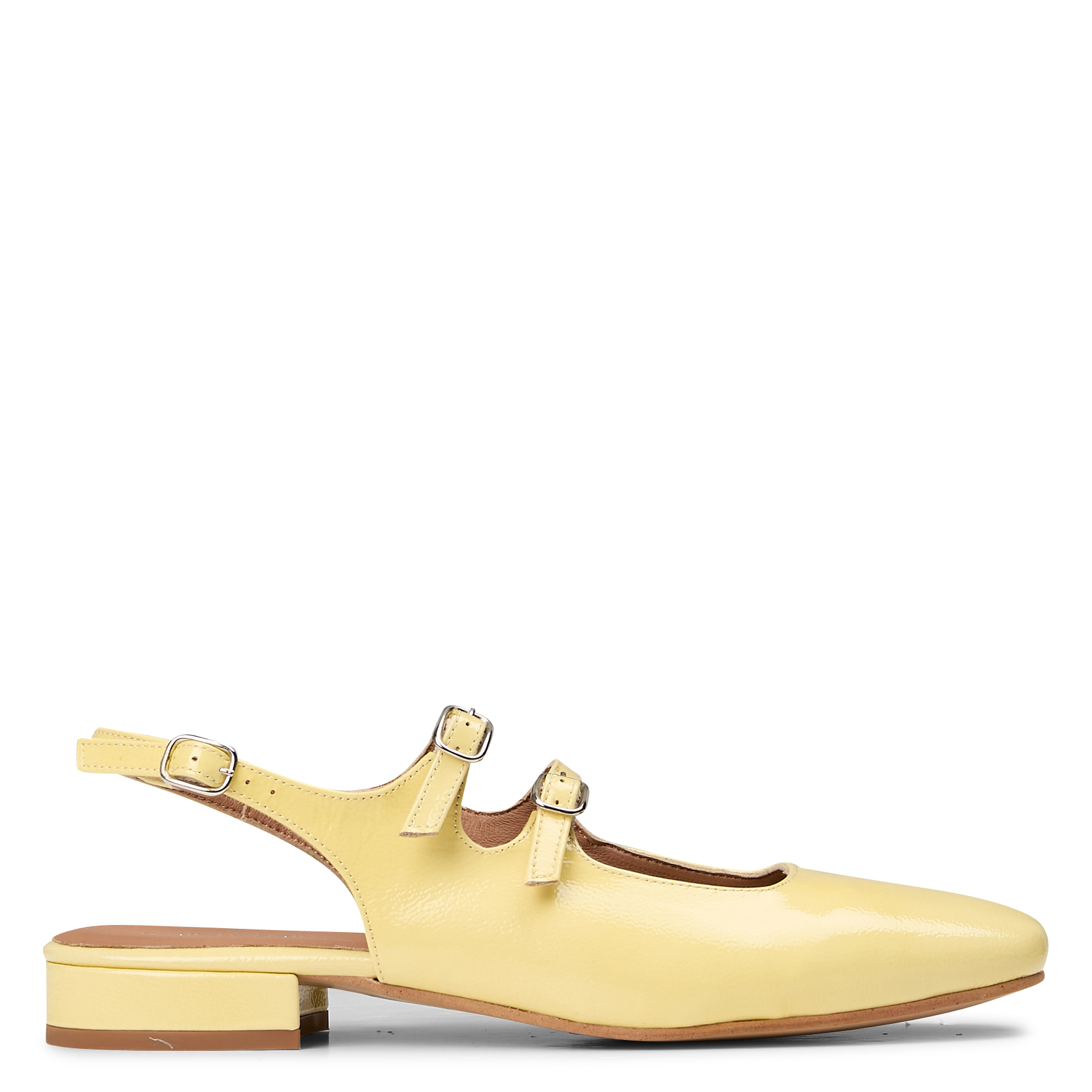 Slingbacks de charol Ver vanille Mellow Yellow - Mujer 16 38 340 0947 ...