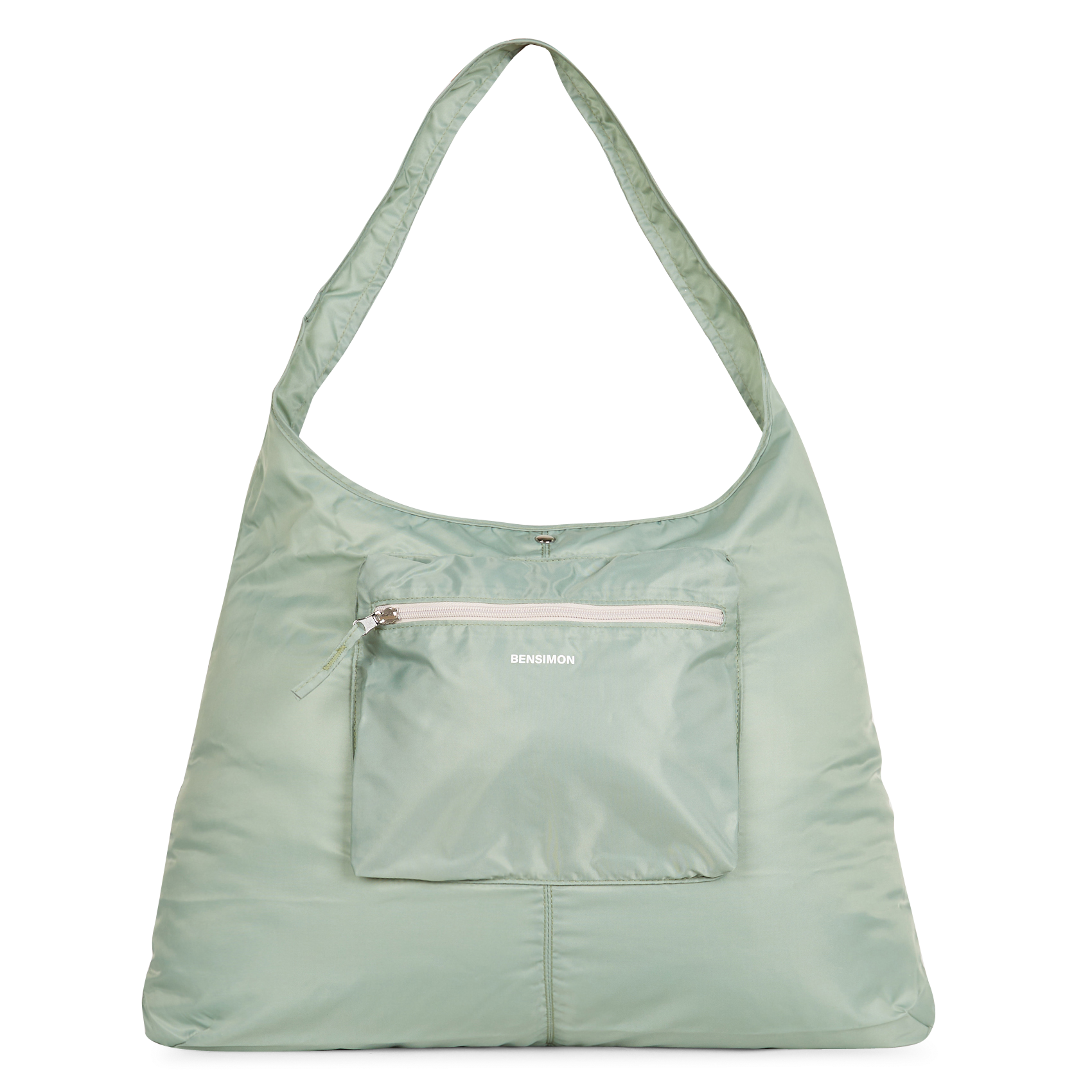 Block color shopping bag Sauge Bensimon - Women F19609C42125 | Place ...