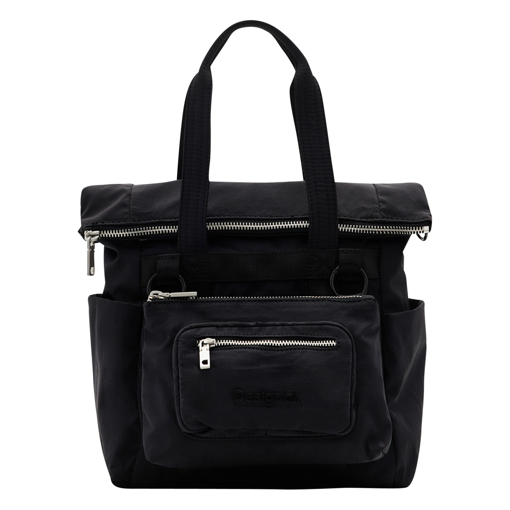 Small convertible backpack Noir Desigual - Women 24SAXY23 | Place des ...