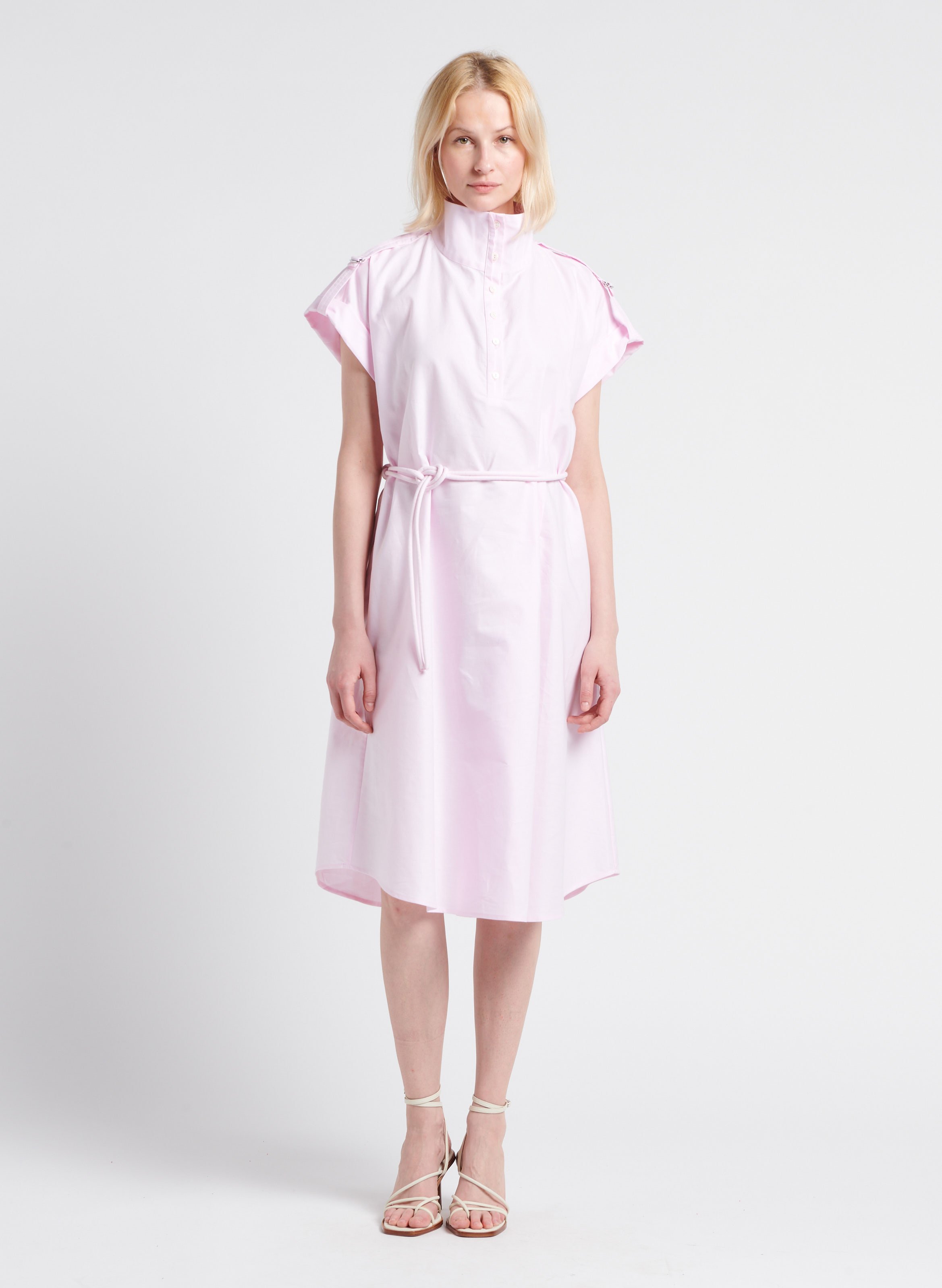 Asymmetric organic cotton midi dress Rose Valentine Gauthier - Women ...