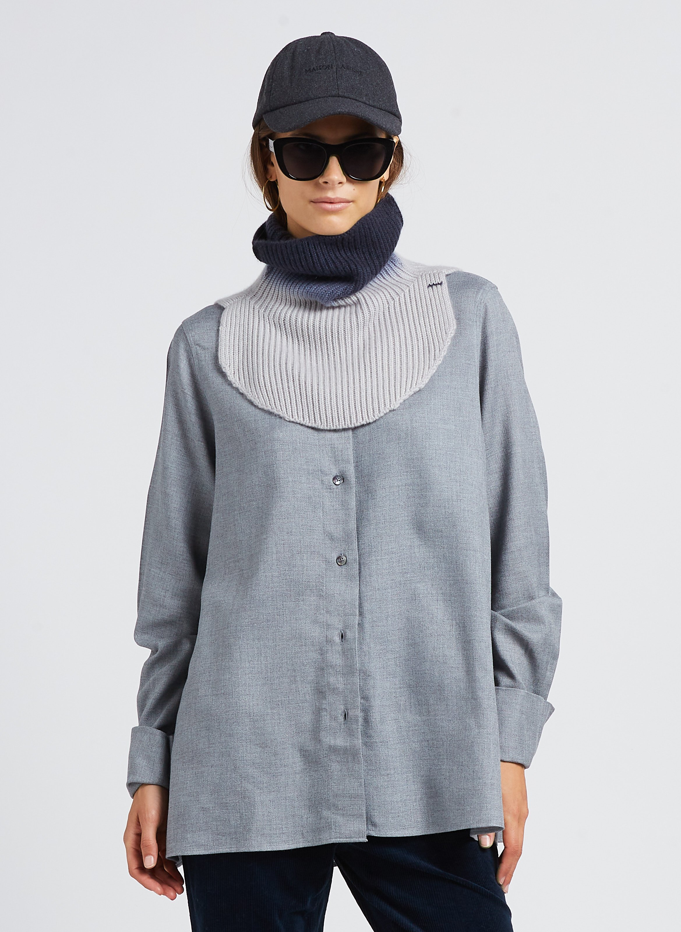Detachable Cashmere Collar Gris Koon - Women - COL TIE DYE-GRIS-GRIS ...
