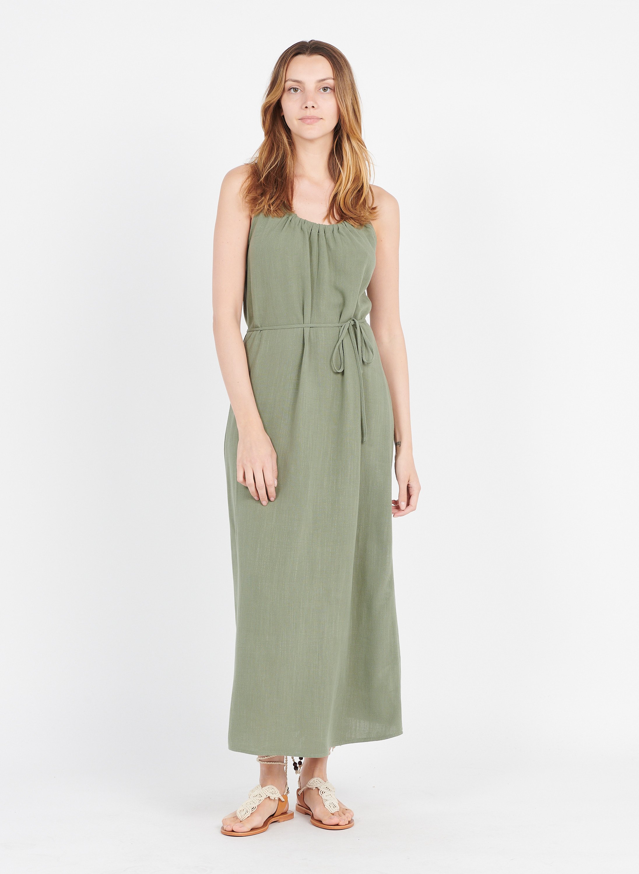Robe Longue En Viscose Mélangée Four Leaf Clover Vila - Femme ...