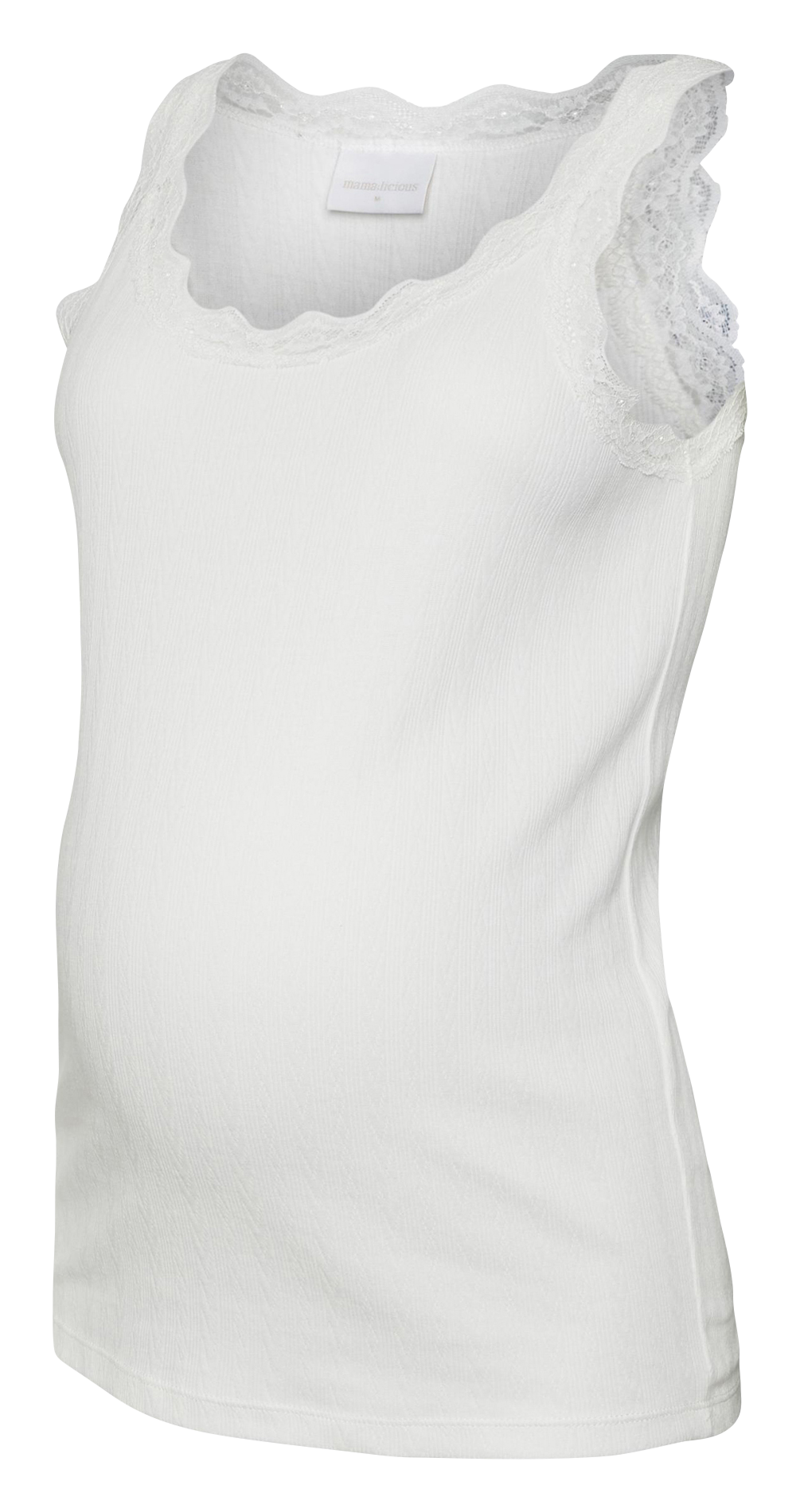 Débardeur Col Rond En Dentelle Fillu Snow White Mamalicious - Femme ...